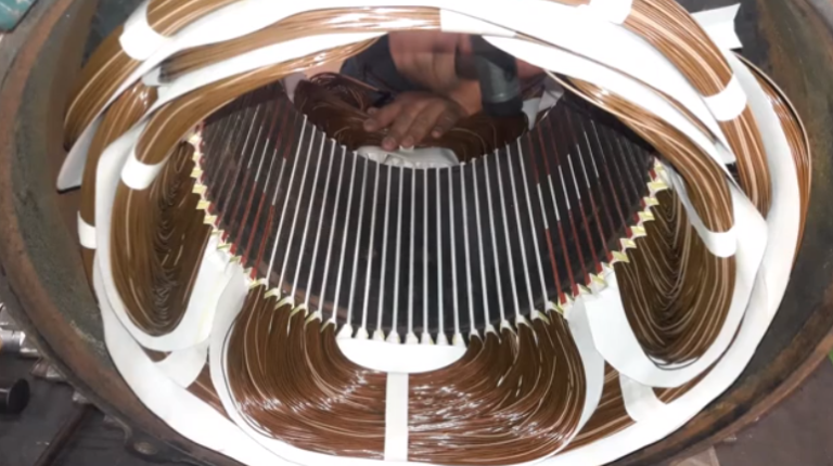 Proceso de rebobinado en fotos – MYG Inc Motores Eléctricos