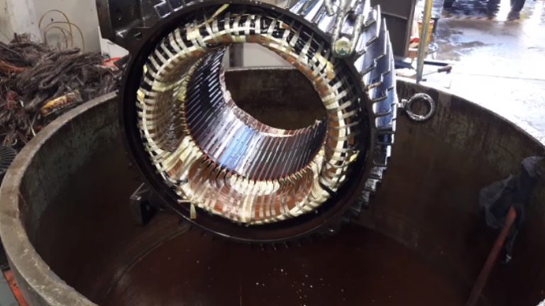 Proceso de rebobinado en fotos – MYG Inc Motores Eléctricos